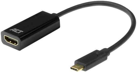 Adapter ACT USB-C naar HDMI 4K 30Hz 0.15 meter - Datas Kantoor Kompleet