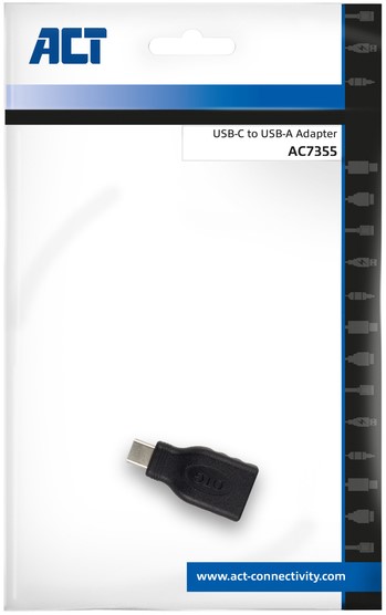 Adapter ACT USB-C naar USB-A USB 3.2 Gen.1 - Datas Kantoor Kompleet