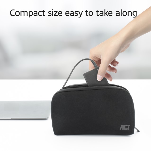 Laptop Oplader ACT USB-C Power Delivery 65W 3mtr - Datas Kantoor Kompleet