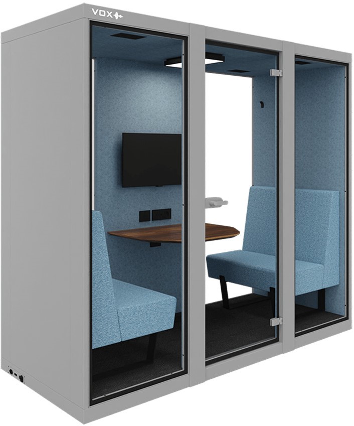 VOX POD Large (2P) - Akoestische stilteruimte/vergaderruimte - RAL 9005 ...